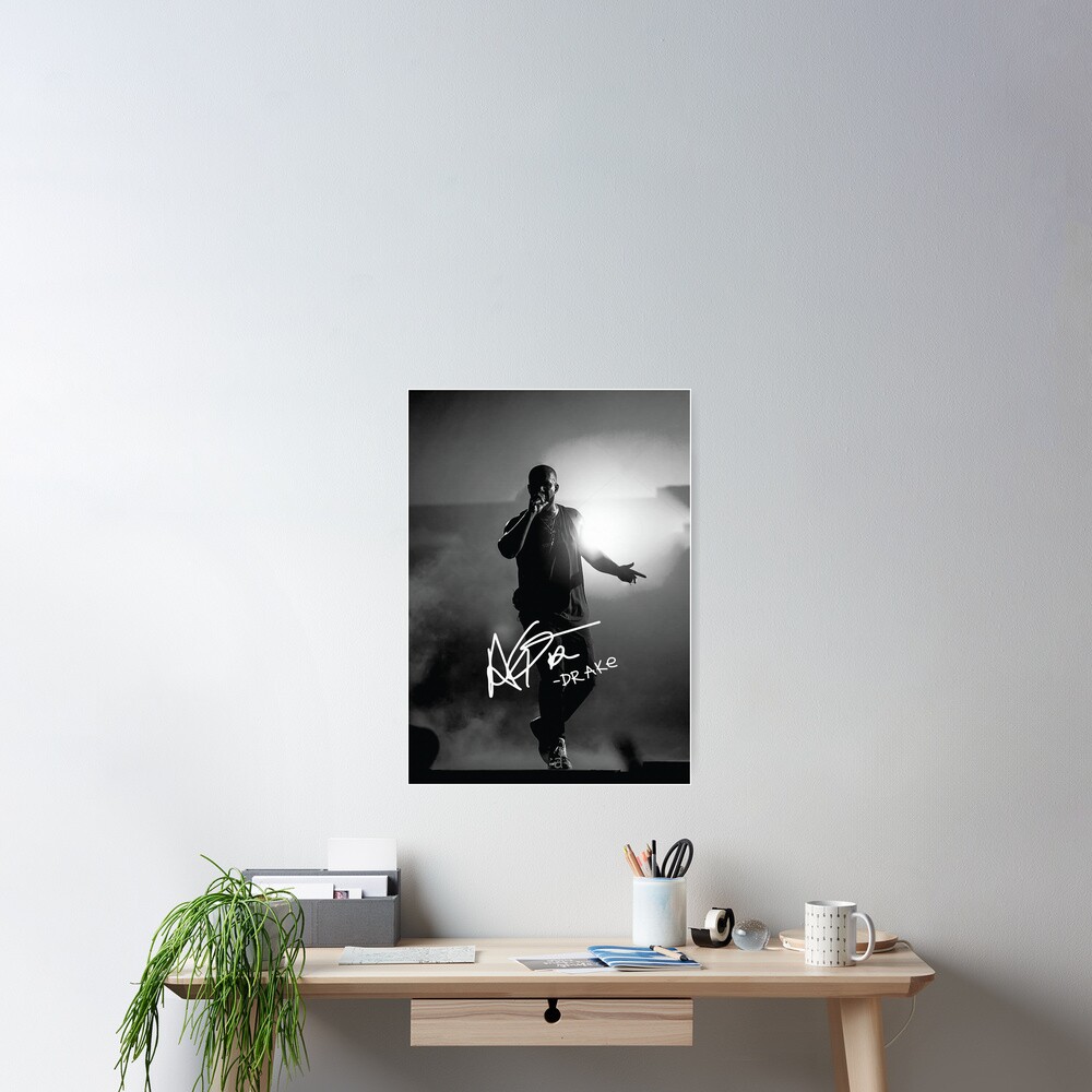 "Drake Signature" Poster for Sale by rafashahelena | Redbubble