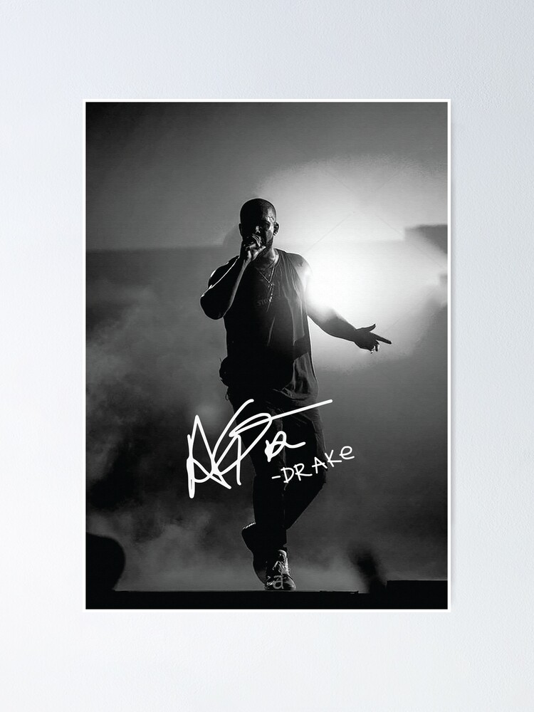"Drake Signature" Poster for Sale by rafashahelena | Redbubble