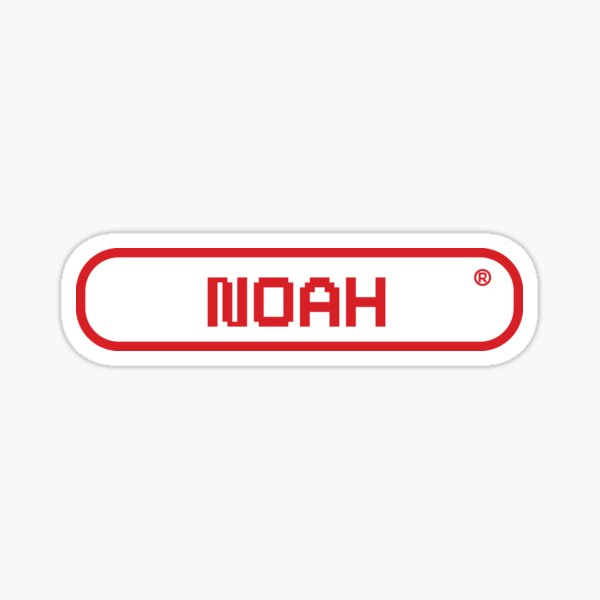 "Noah (Custom Gamer Merch)" Sticker for Sale by CustomNameBrand | Redbubble