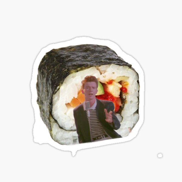 "Rickrolled" Sticker for Sale by sailor16978 | Redbubble