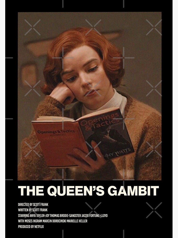 "The Queen's Gambit 3" Sticker by NelsonRommel | Redbubble