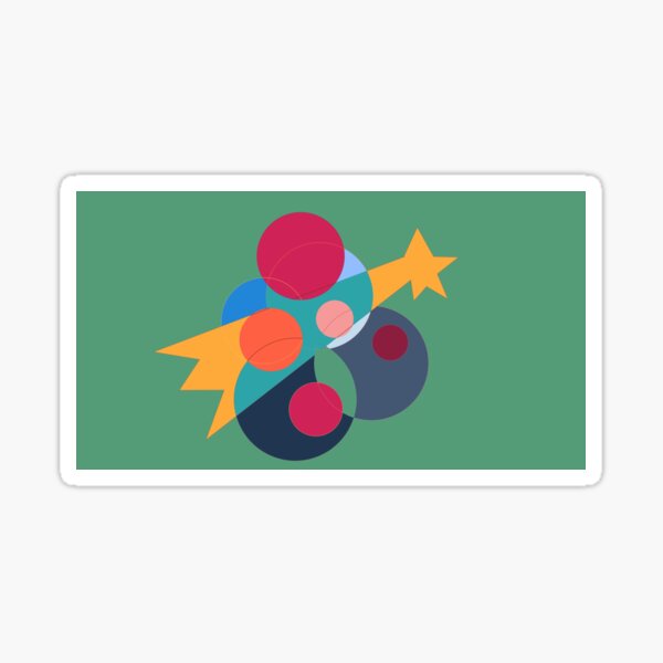 "worlds collide" Sticker for Sale by rlsan20 | Redbubble