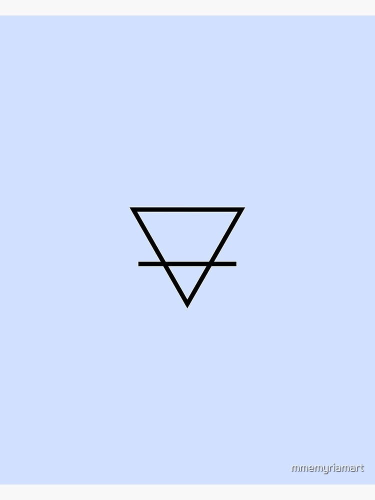 "Earth symbol lilac pale blue pastel astology sign black triangle ...