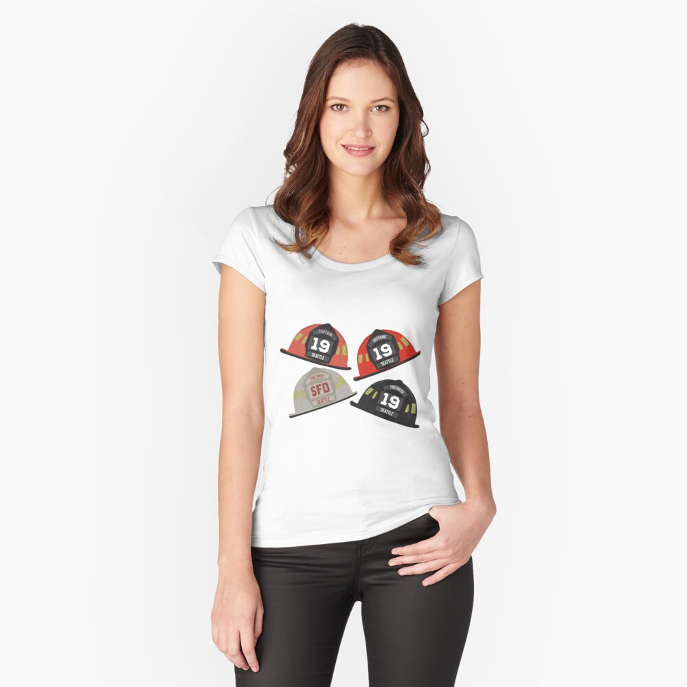 "station 19 all helmets" Sticker for Sale by katheriineew | Redbubble