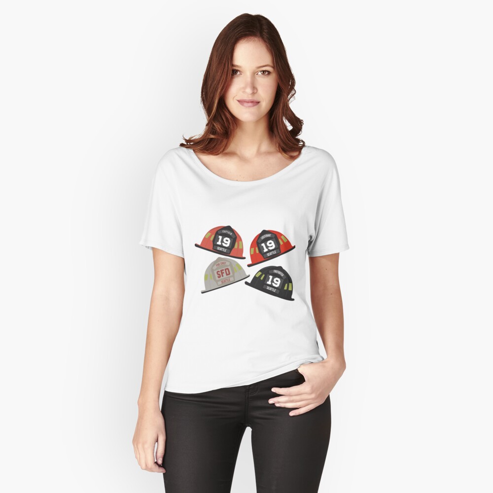 "station 19 all helmets" Sticker for Sale by katheriineew | Redbubble