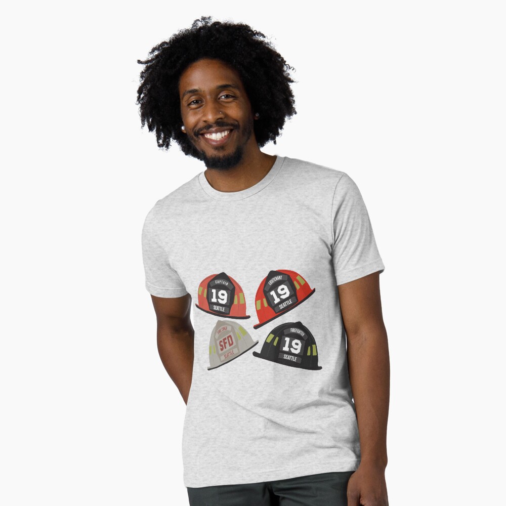 "station 19 all helmets" Sticker for Sale by katheriineew | Redbubble