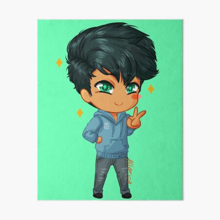 "Percy Jackson Chibi" Art Board Print for Sale by allarica | Redbubble