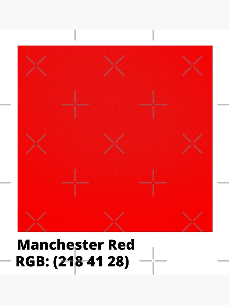 "Manchester Red RGB" Photographic Print by Yayatachdiyat0 | Redbubble