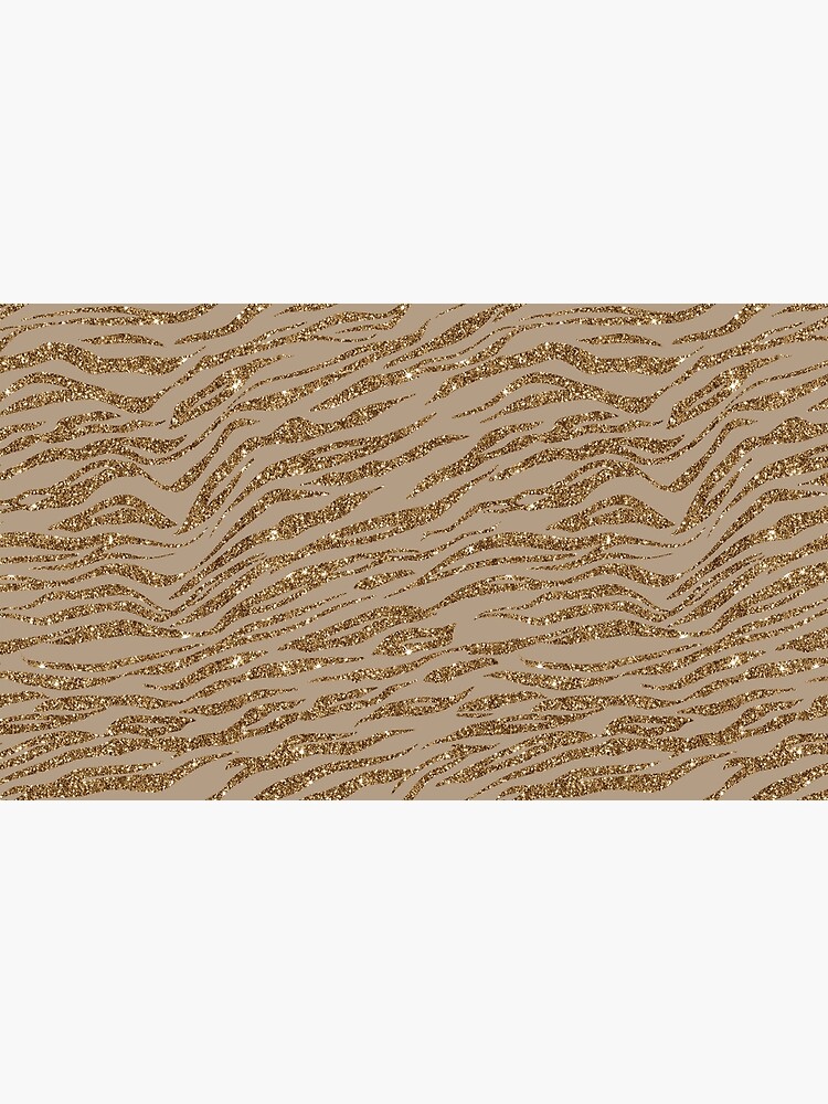 "Gold Zebra Pattern, Zebra Gold Glitter" Poster for Sale by ...