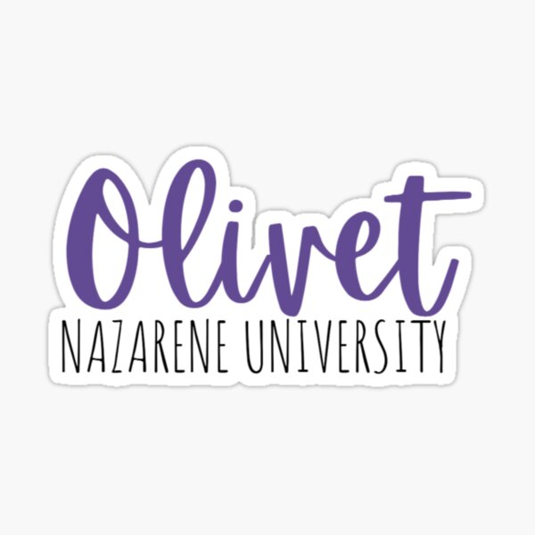 "Olivet Nazarene University" Sticker for Sale by Nazarenegirl | Redbubble