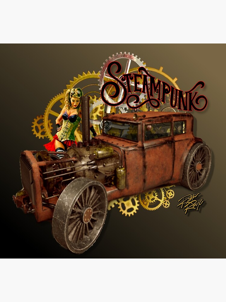 "SteamPunk style Rat Rod" Photographic Print by rikkirocx | Redbubble
