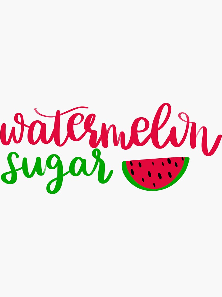 "watermelon sugar harry styles sticker" Sticker by ColleenHava | Redbubble