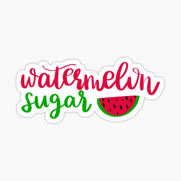 "watermelon sugar harry styles sticker" Sticker by ColleenHava | Redbubble