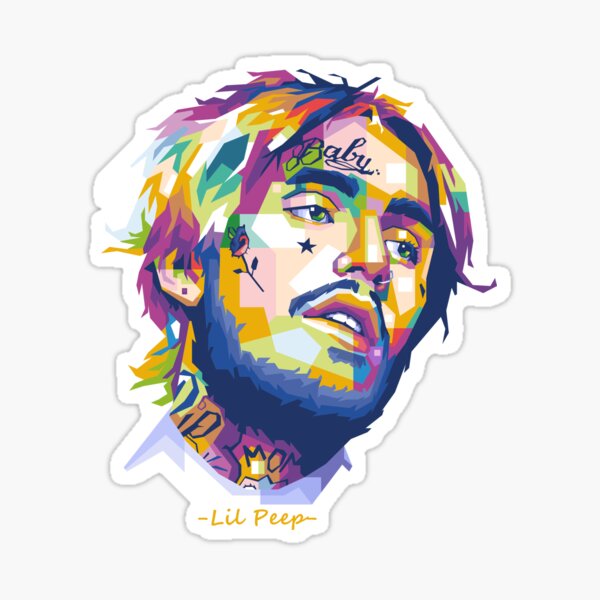 "Lil Peep" Sticker for Sale by ernandofp | Redbubble