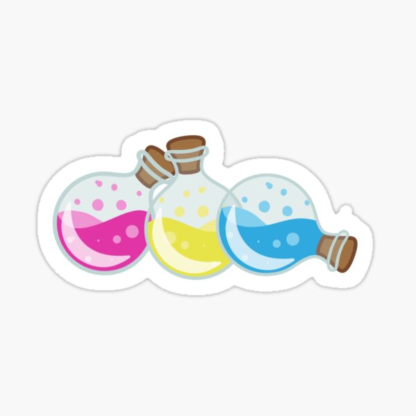 Pride Potions Pansexual Sticker For Sale By Sassytigersuits Redbubble
