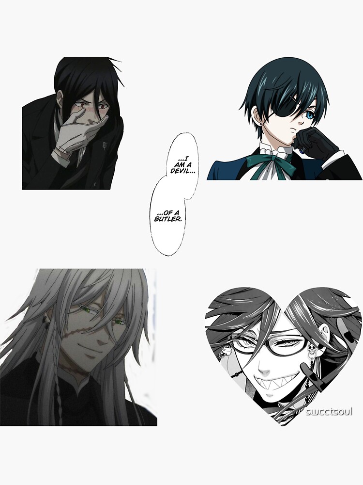 "Black Butler small sticker pack" Sticker by swcctsoul | Redbubble