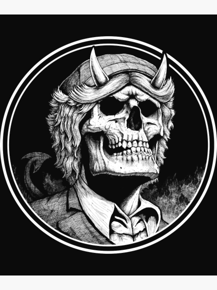 "Angus Young Devil skull" Poster for Sale by JoysunDesign | Redbubble