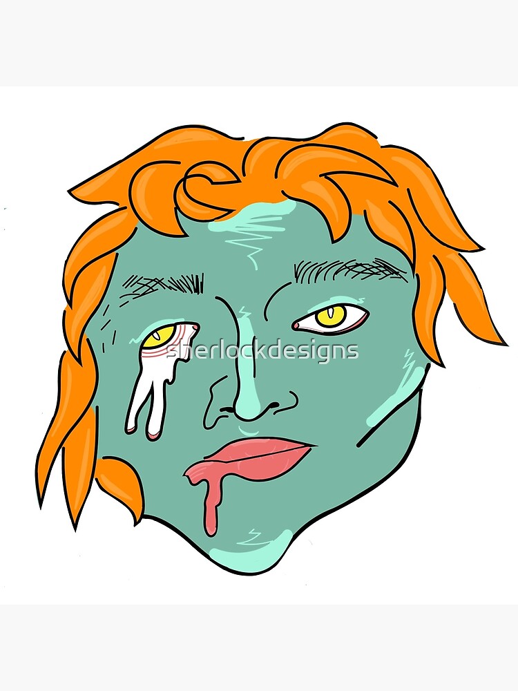 "Drippy Face" Poster for Sale by sherlockdesigns | Redbubble
