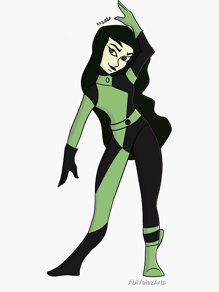 "Shego " Sticker for Sale by AbiVelezArts | Redbubble