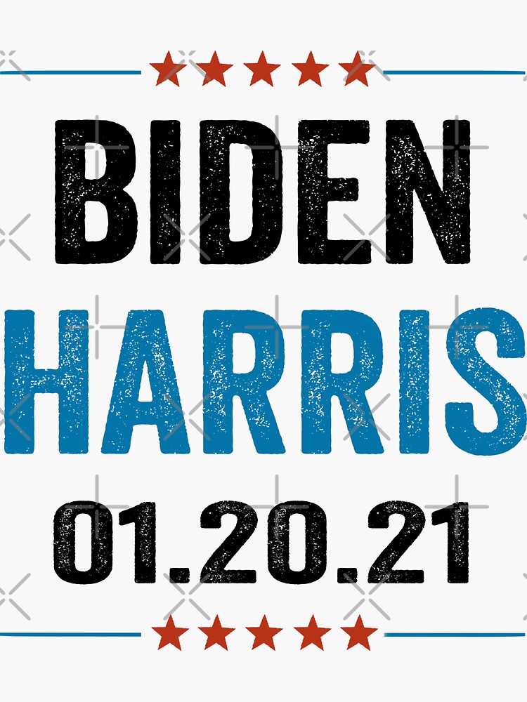 "Biden Harris Inauguration Day 2021" Sticker by AnimaLovers | Redbubble