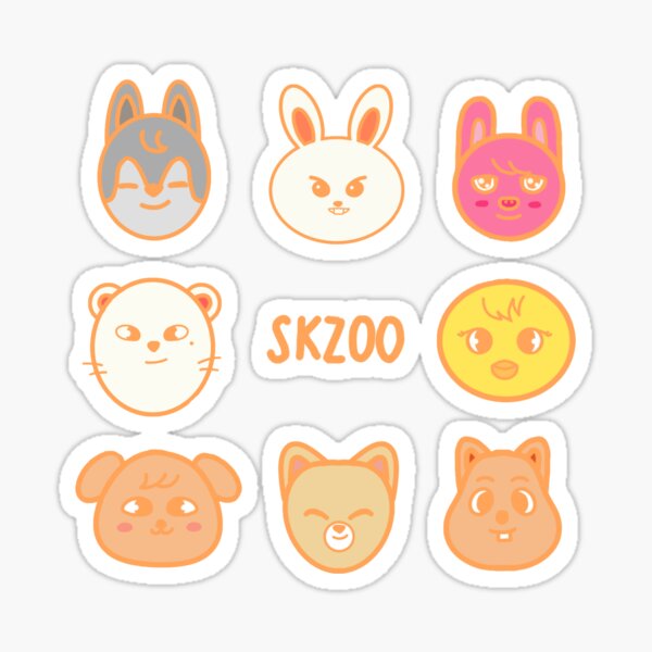 "SKZOO-straykids" Sticker by cutaert | Redbubble