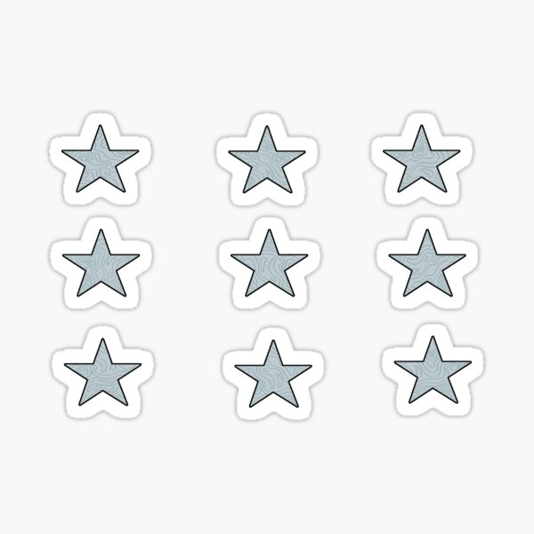 "Mint Blue Star Sticker Pack " Sticker by stickersby-vale | Redbubble