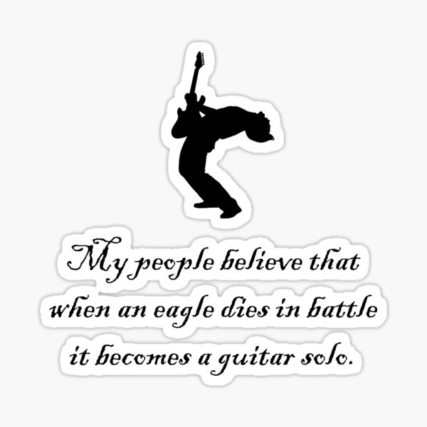 "Guitar Solo" Sticker by TheBestStore | Redbubble