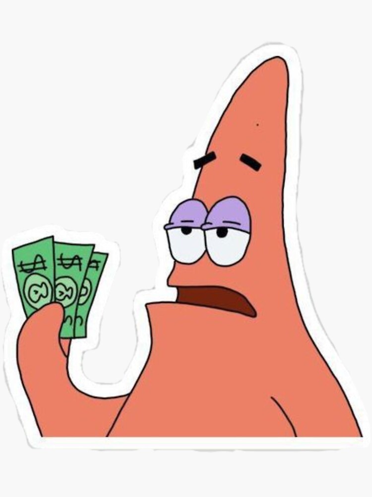 "Patrick spongebob" Sticker for Sale by roro128 | Redbubble