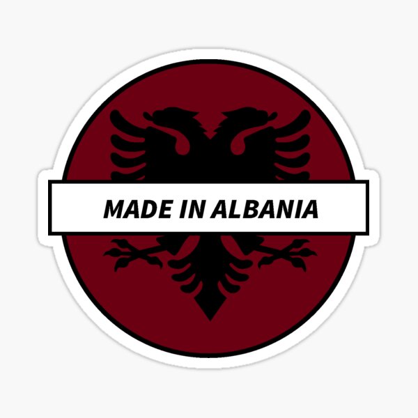 Sticker: Albanischer Adler | Redbubble
