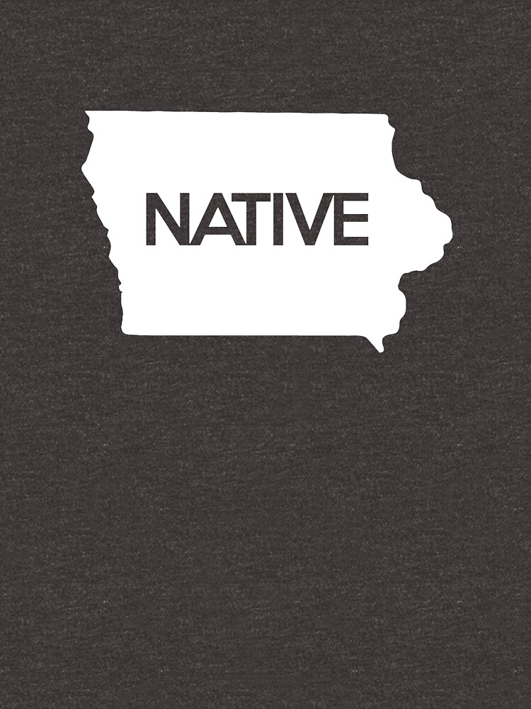 "Iowa Native IA" T-shirt for Sale by mindofstate | Redbubble | iowa t ...