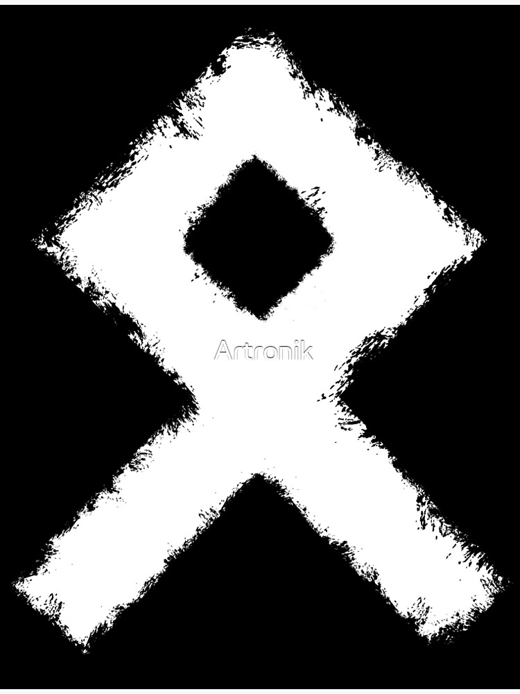Poster mit "odal rune" von Artronik | Redbubble