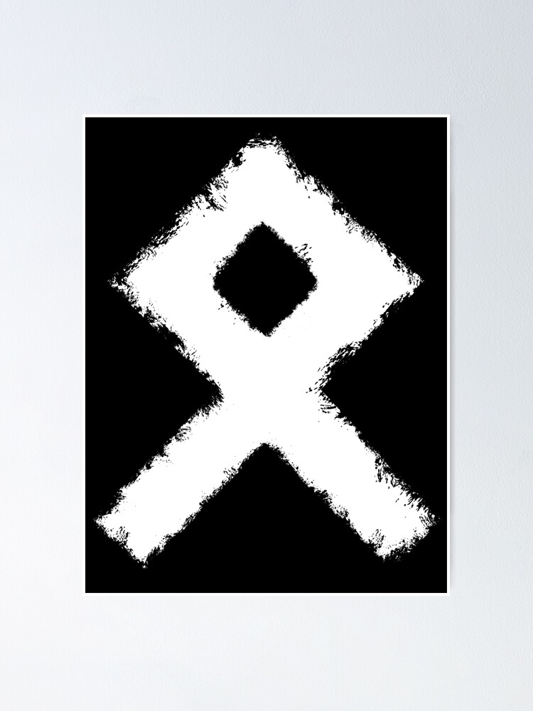 Poster mit "odal rune" von Artronik | Redbubble