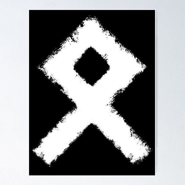 Poster mit "odal rune" von Artronik | Redbubble