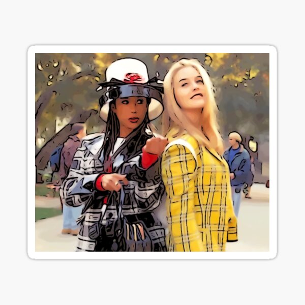 "clueless" Sticker for Sale by hastenveal1 | Redbubble