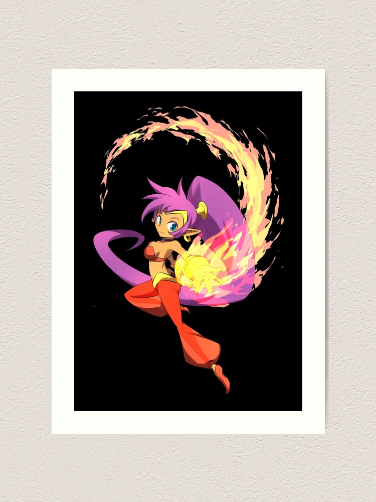 "Shantae | Fire Attack" Art Print for Sale by SugoiStuff | Redbubble