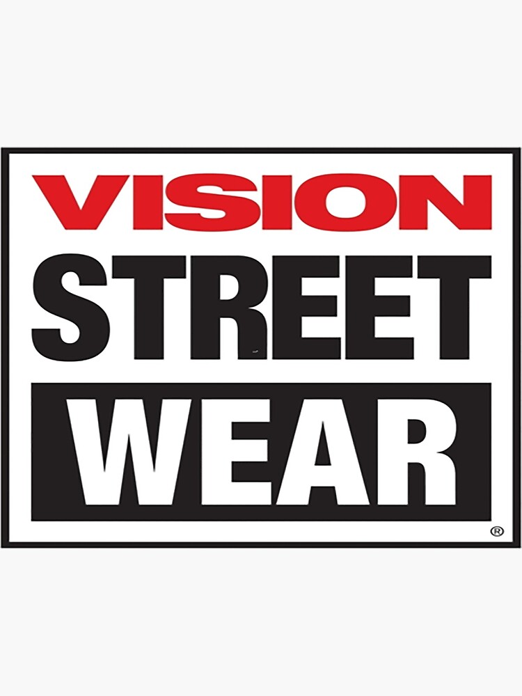 "Vision Street Wear T-ShirtVision Street Wear" Sticker by MandilaJonh ...