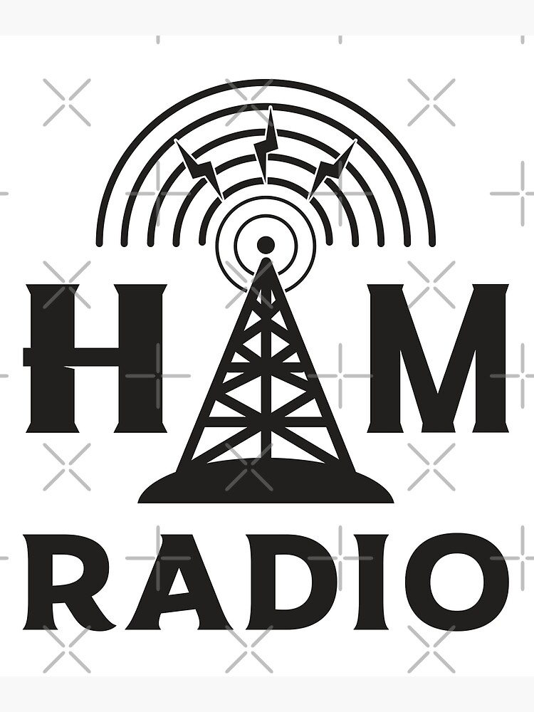 "HAM Radio Amateur Operator Antenna Code Gift Idea" Poster for Sale by ...