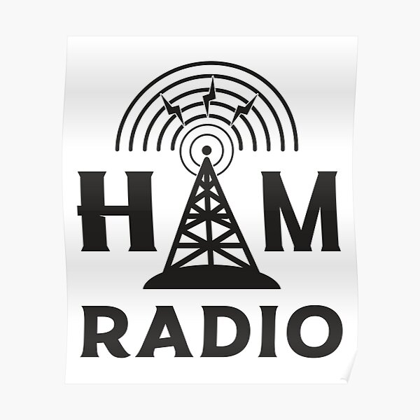 "HAM Radio Amateur Operator Antenna Code Gift Idea" Poster for Sale by ...