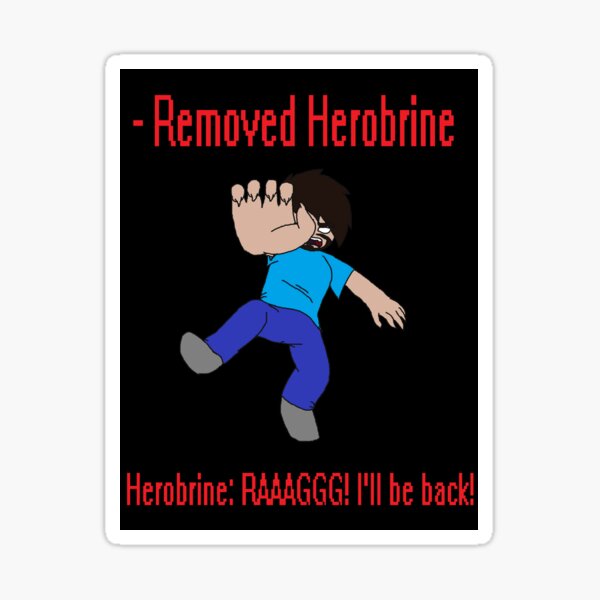 Herobrine Merch & Gifts for Sale | Redbubble