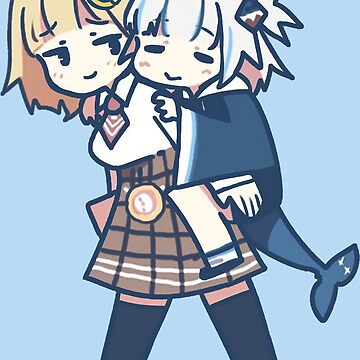 "Amelia Watson Gawr Gura Sleeping Chibi Hololive " Pullover Hoodie for ...