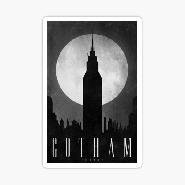 Gotham City Stickers | Redbubble