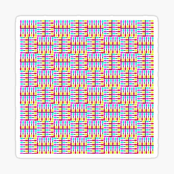 "multicolour annoying face" Sticker for Sale by SankiWorld | Redbubble