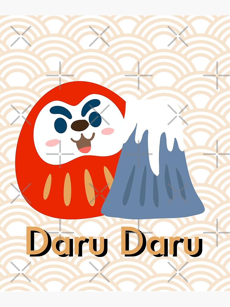 Póster «Daru Daru Japón» de naesixpackchill | Redbubble