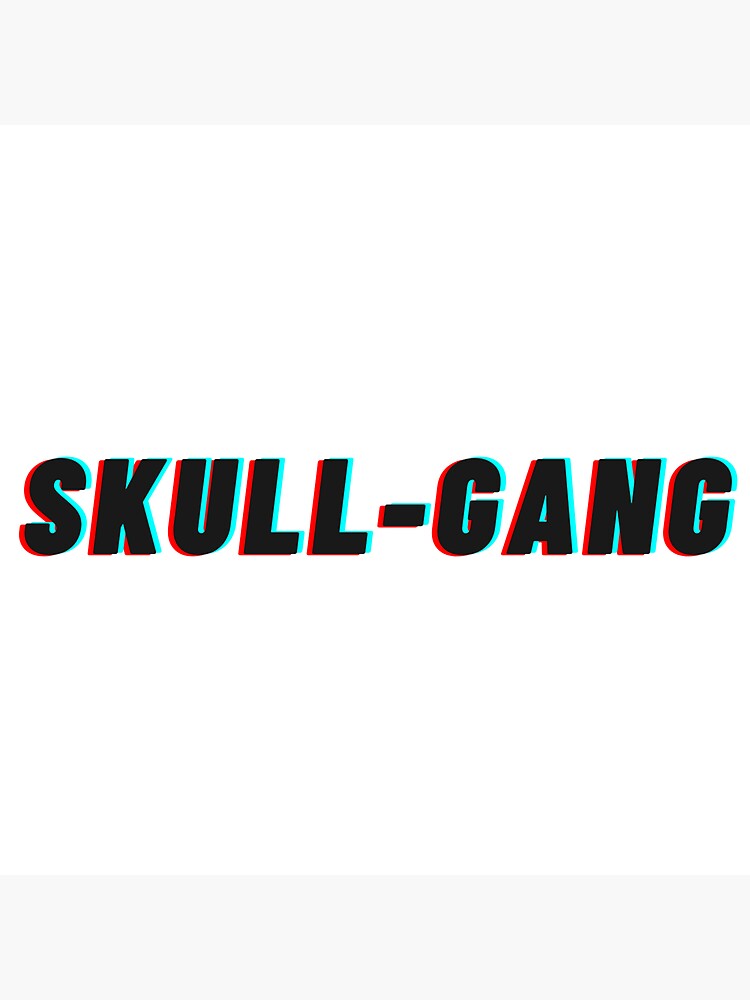 "SKULL-GANG" Sticker for Sale by Skull-Gang | Redbubble