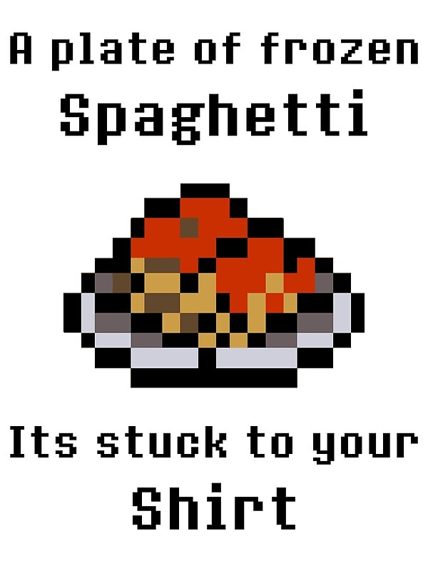 "Frozen Spaghetti - Undertale" by JTShirts1000 | Redbubble