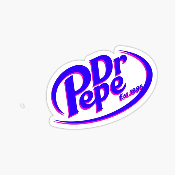 " Dr Peepee Classic logo T-shirt" Sticker for Sale by Xfahd | Redbubble