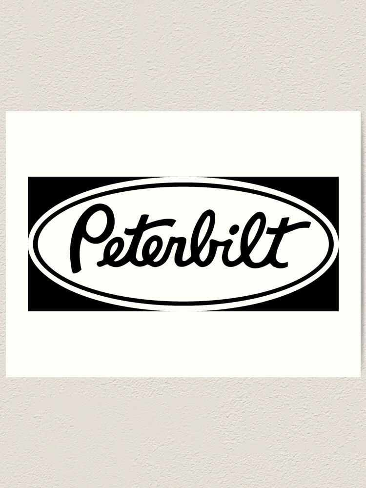 "TRUCK-PETERBILT LOGO" Art Print for Sale by nutugotze | Redbubble