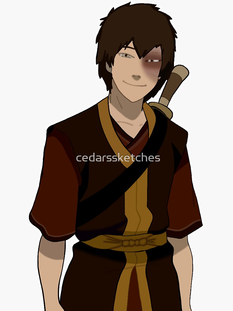 "Zuko Avatar The Last Airbender ATLA" Sticker for Sale by ...