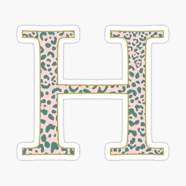 Letter H Stickers | Redbubble