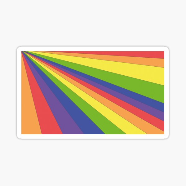 "Rainbow Reflection" Sticker for Sale by sinankurt | Redbubble